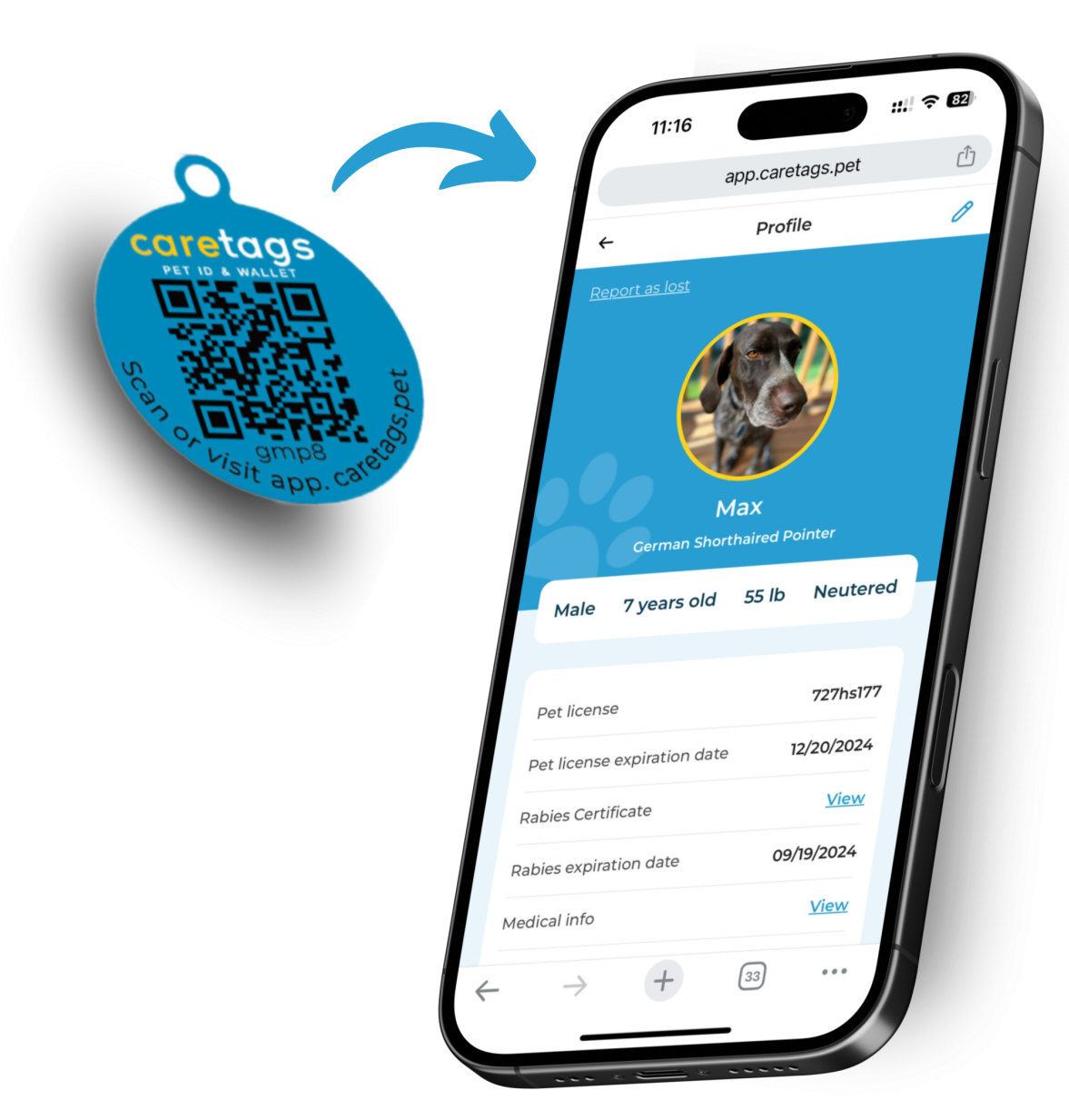 Caretags - Smart Pet ID Tags for Pet Travel in Australia | Jetpets AU